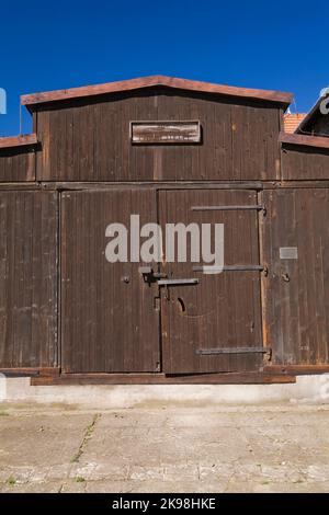 Building inside the Auschwitz I former Nazi Concentration camp ...