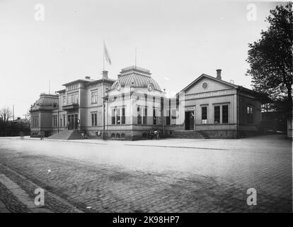 The street side of Borås station Stock Photo - Alamy