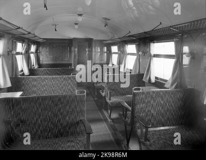 Kalmar rail, KJ CO 83, interior Stock Photo - Alamy