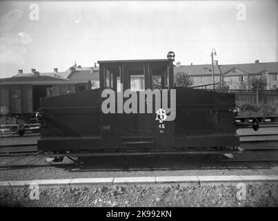 The State Railways, SJ ZS 45 with test train at Kalmar Södra Station ...