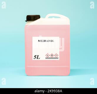 Canister of methanol Stock Photo - Alamy
