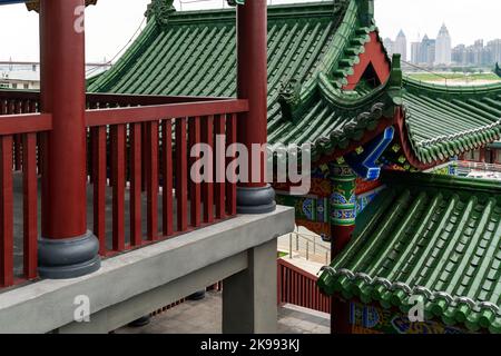Close up of ancient building eave Stock Photo - Alamy
