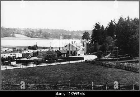 View of Gamleby station Stock Photo - Alamy