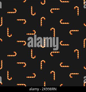 Christmas lollipop pixel art pattern seamless. candy stick 8 bit ...