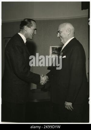 District Manager R Markland Malmö is thanked in the plenary hall and at ...