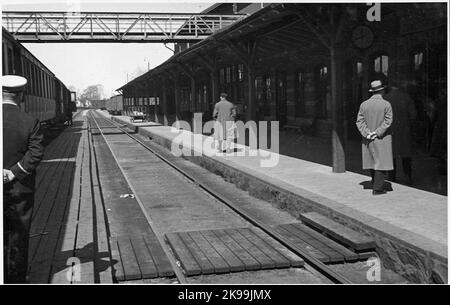 Charlottenberg station for electrification Stock Photo - Alamy