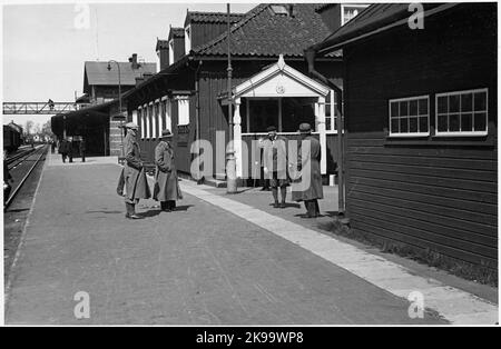 Charlottenberg station for electrification Stock Photo - Alamy