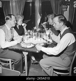 The state railways, SJ train home. Interior in a restaurant car Stock ...