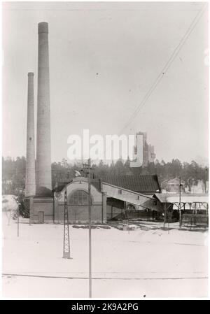 The railway station in Stocksund Stock Photo - Alamy