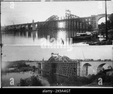 The Årstabron under building Stock Photo - Alamy