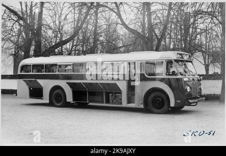 Scania-Vabis 2B21 SKV 1951. The State Railways, SJ Bus 1881 Stock Photo ...