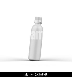 Matte Plastic Bottle 3D Rendering Stock Photo - Alamy