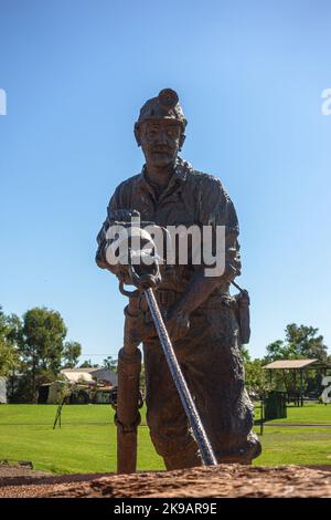 The Cobar Miners Heritage Park in northwest New South Wales, Australia ...