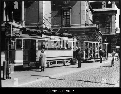Aktiebolaget Stockholm's tramways, SS A1 11, Line 15, which went ...