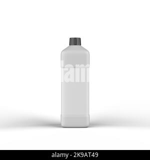 Matte Plastic Bottle 3D Rendering Stock Photo - Alamy