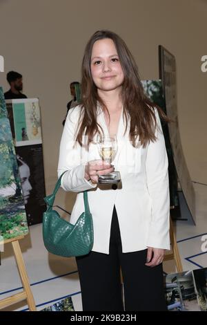 Guest attends a private view of 'Visual Noise At Maryland Studio ...
