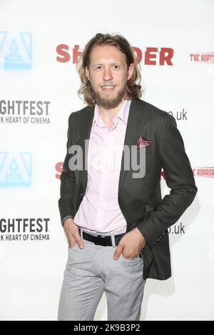George Nettleton attends 'Croc!' film premiere during Arrow FrightFest ...