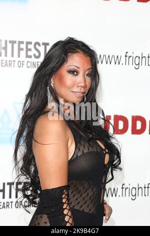 Chrissie Wunna attends 'Croc!' film premiere during Arrow FrightFest ...