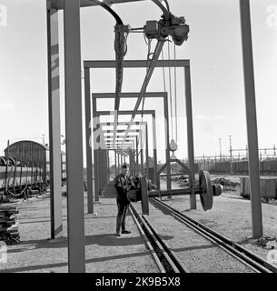 Operating workshop for freight wagon maintenance Stock Photo - Alamy