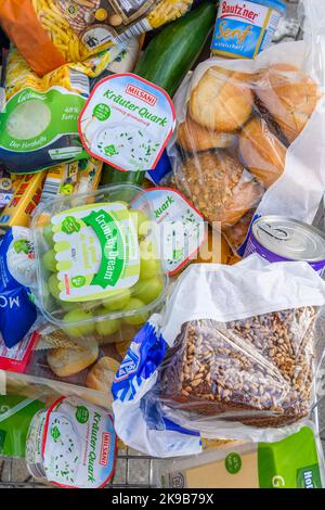 Berlin, Germany - October 27, 2022: Board games with Christmas wrapping ...