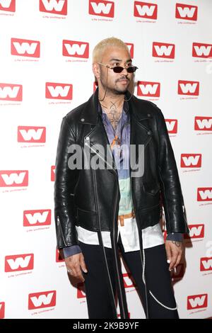 Ryan Lanji attends The W Channel Launch at The Londoner Hotel in London ...