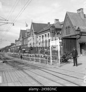 Varberg Railway Station Stock Photo - Alamy