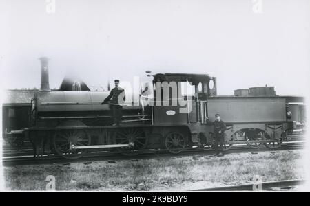 Örebro-Köpings Järnväg, Ökj Lok 12 I Köping Stock Photo - Alamy