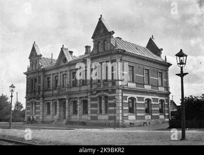 Central Halland Railway, MHJ, Falkenberg station Stock Photo - Alamy