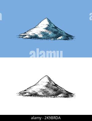 handful of salt sketch hand drawn vector Stock Vector Image & Art - Alamy