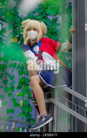 Boku No Hero Academia Himiko Toga Cosplay Stock Photo Alamy