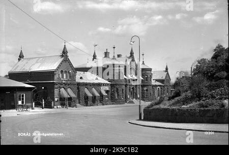 Borås Central Station seen from the street side Stock Photo - Alamy