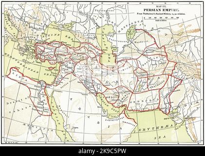 Historical map of the Middle East circa 1600 Stock Photo - Alamy