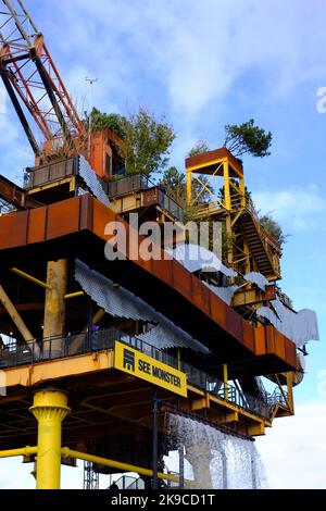 Sea monster in Weston-Super-Mare. SEE MONSTER is a retired rig from the ...