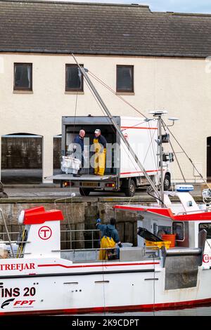 Lossiemouth, Moray, UK. 27th Oct, 2022. This is the Shellfish being ...
