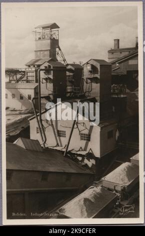 Mining buildings in Boliden Stock Photo - Alamy