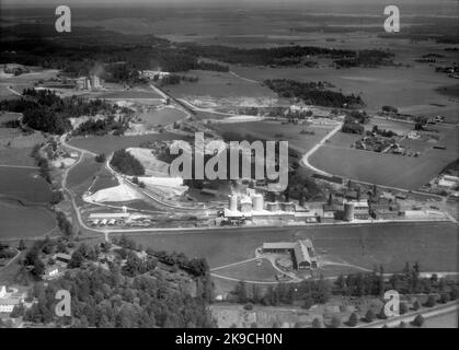 Aerial photo over the lime mill Stock Photo - Alamy