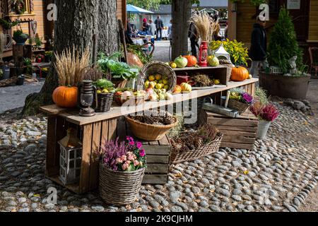 Harvest set-up in Tallipiha, Tampere, Finland Stock Photo - Alamy