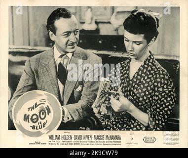 MAGGIE McNAMARA and DAVID NIVEN in THE MOON IS BLUE 1953 director OTTO ...