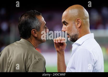 BARCELONA - AUG 24: Manel Estiarte during the friendly match between FC ...