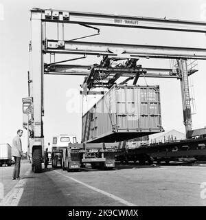 Norwegian Container Transport Stock Photo - Alamy