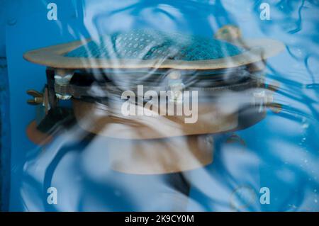 Underwater object affecting the movement of water in a pool, Southwark ...