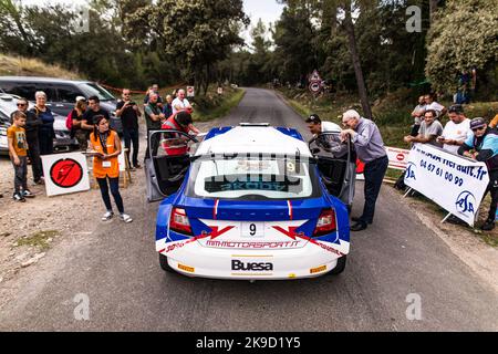 09 CAMPANA Pierre, DE CASTELLI Sabrina, Skoda Fabia Rally2, ambiance ...