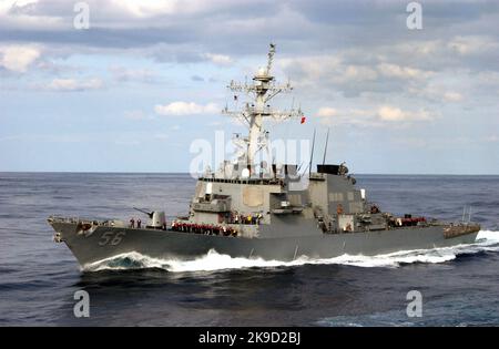 The guided-missile destroyer USS John Paul Jones (DDG 53) U.S. Navy ...
