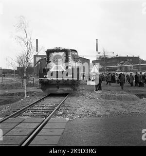 Inauguration Morjärv-Kalix. SJ T43 209 Stock Photo - Alamy
