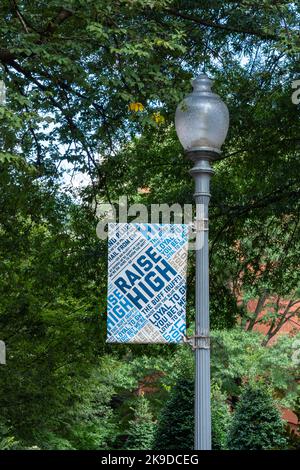 Washington, DC - Sept. 8, 2022: The George Washington University Lisner ...