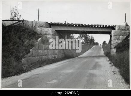 The newly built road gate at Jokkmokk Stock Photo - Alamy