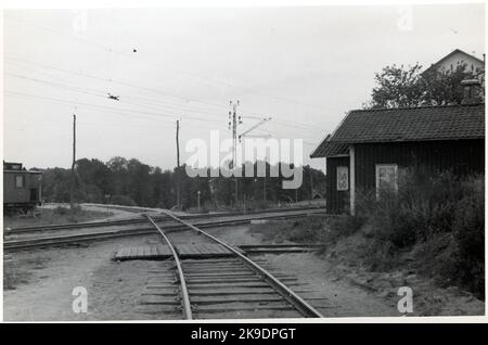 The intersection between Älvsborgsbanan and the western main line, at ...