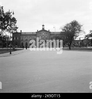 Landskrona station house Stock Photo - Alamy