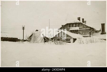 The railway hotel in Storlien Stock Photo - Alamy