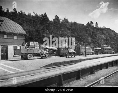 Dingle railway station was built by SJ 1905. The switchgear in the ...